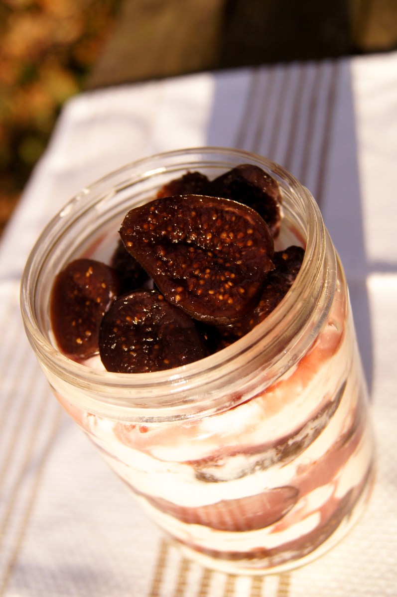 A Parfait of Brandied Figs & Greek Yogurt – All things considered yummy